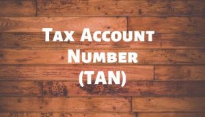 Tax Account Number (TAN) AKT Associates